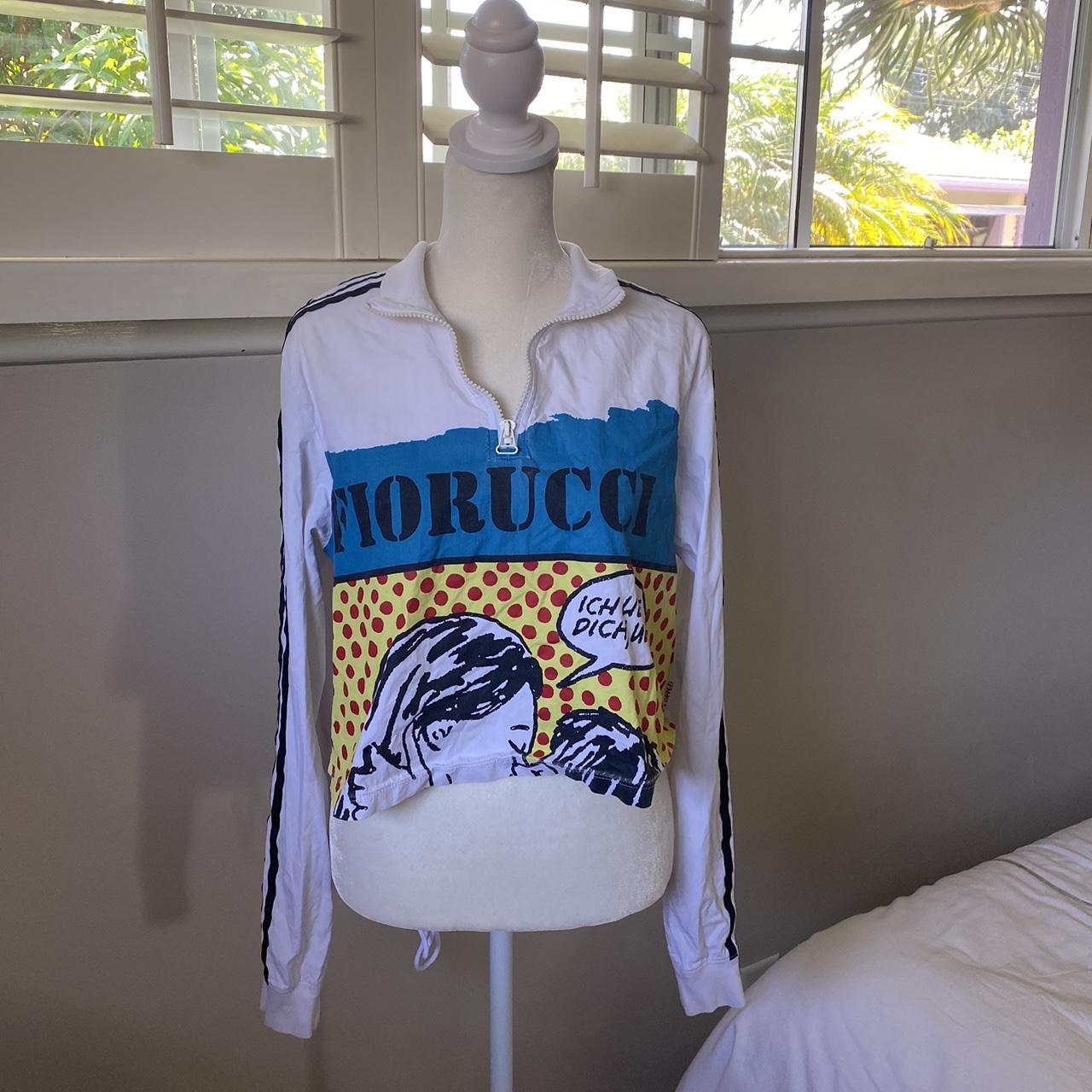 Adidas x Fiorucci crop top 🤍 In perfect condition... - Depop