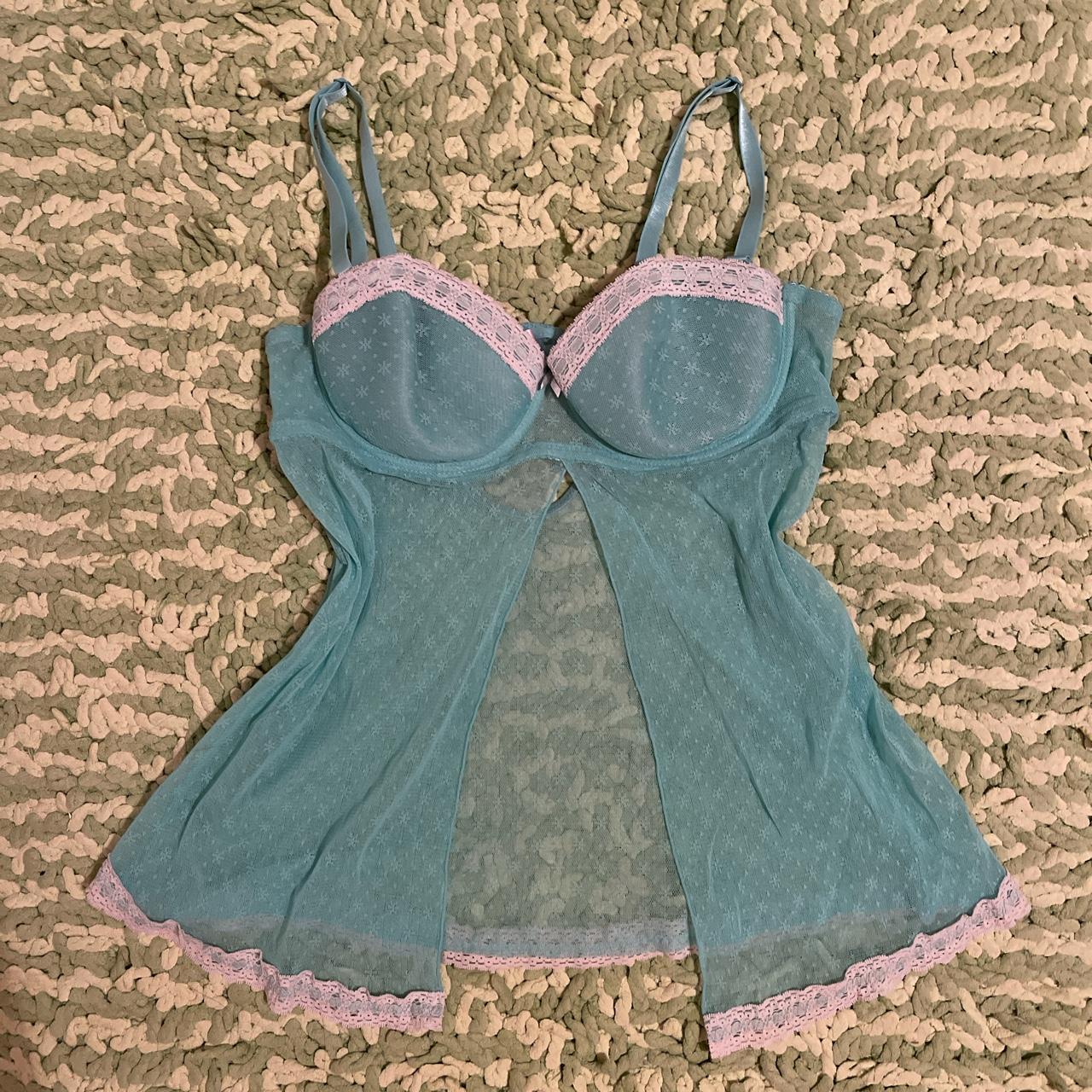 Dainty mesh bustier Native Intimates bustier with... - Depop