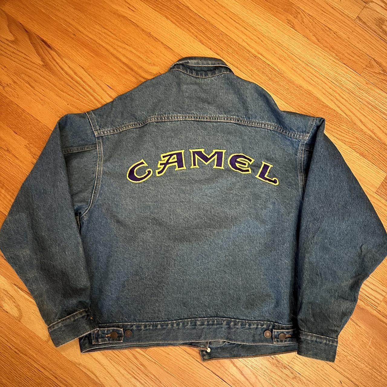 Vintage dark wash camel cigarettes denimn... - Depop