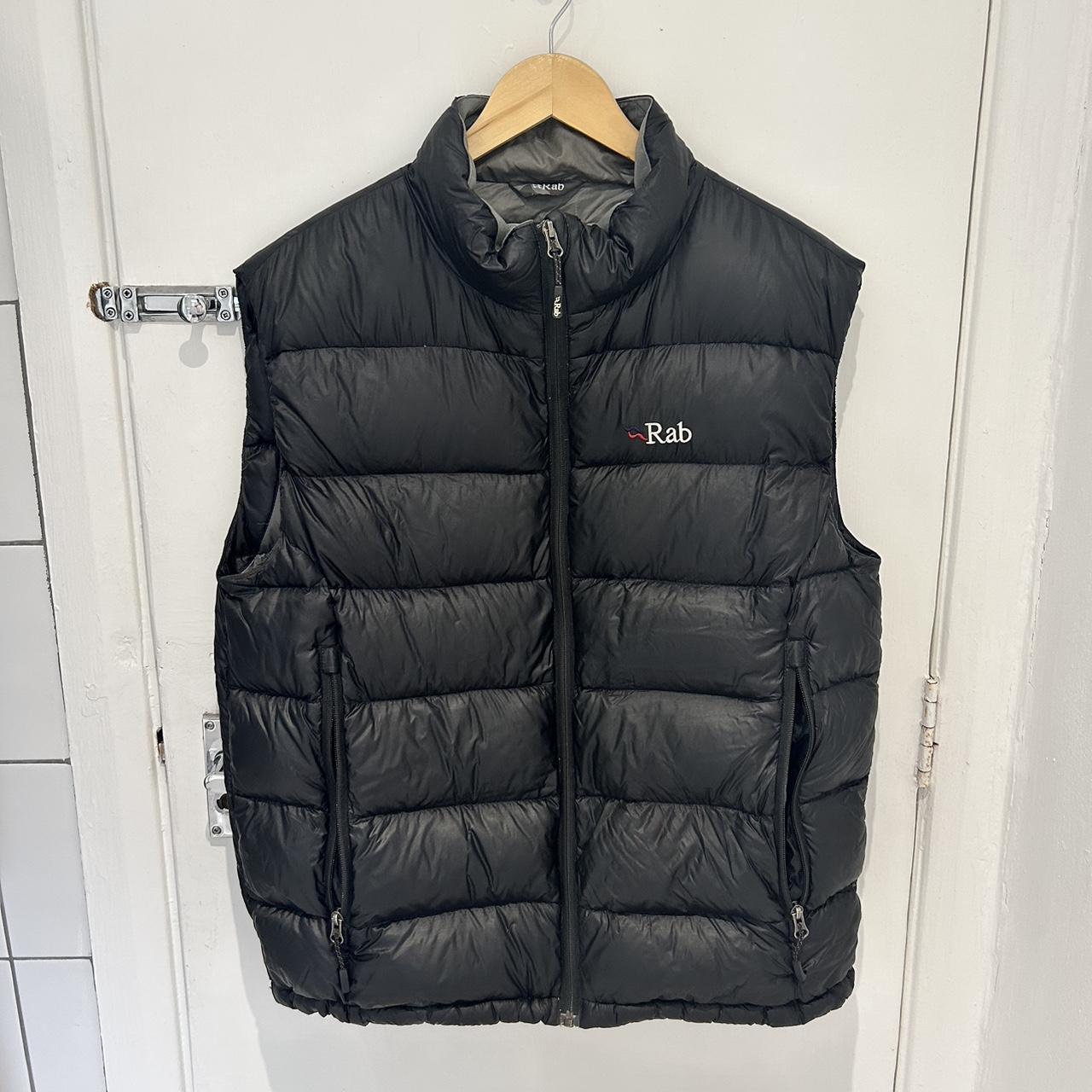 Black rab vintage puffer gilet in supreme condition... - Depop
