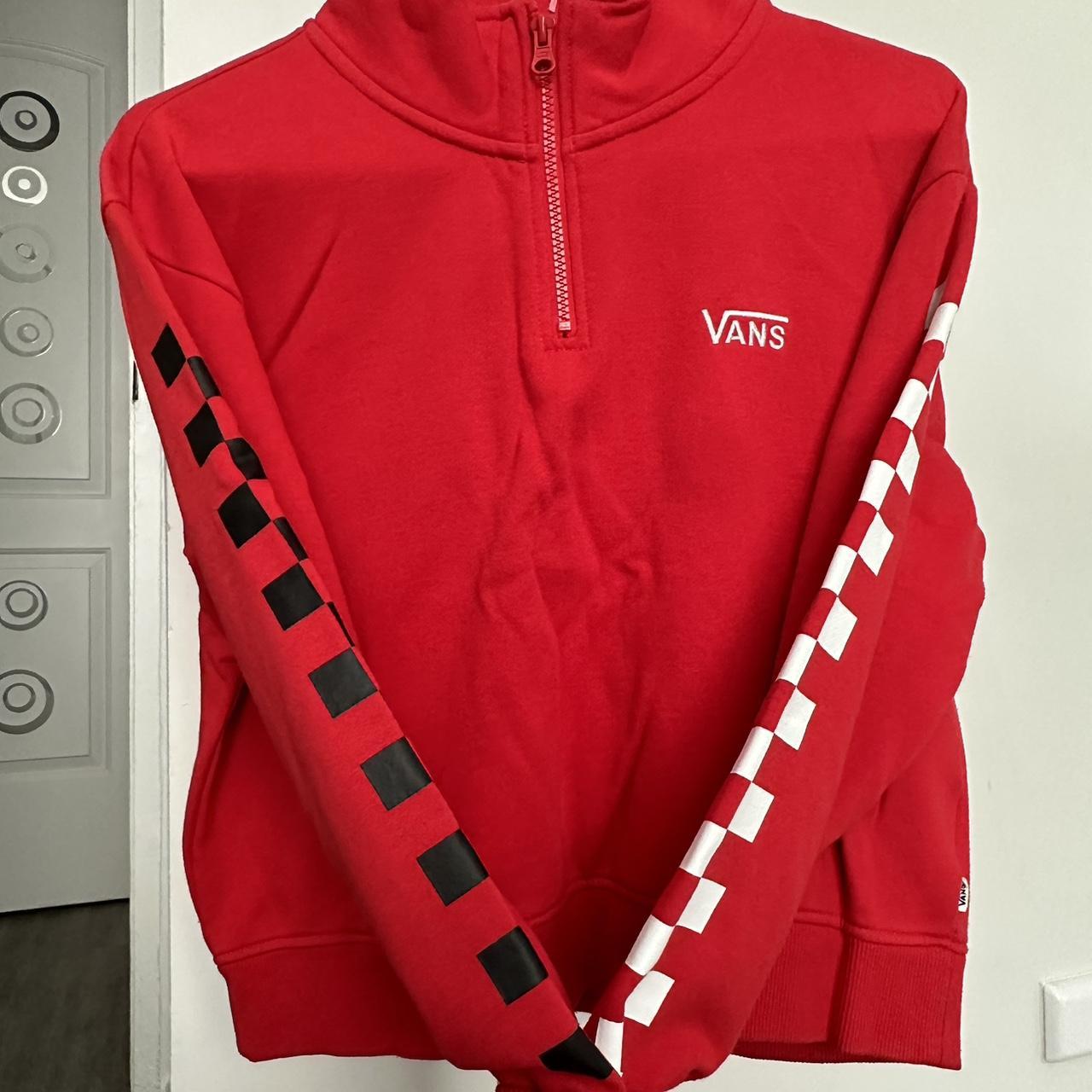 Bought at Zumiez, Vans crop sweater, only worn a few... - Depop