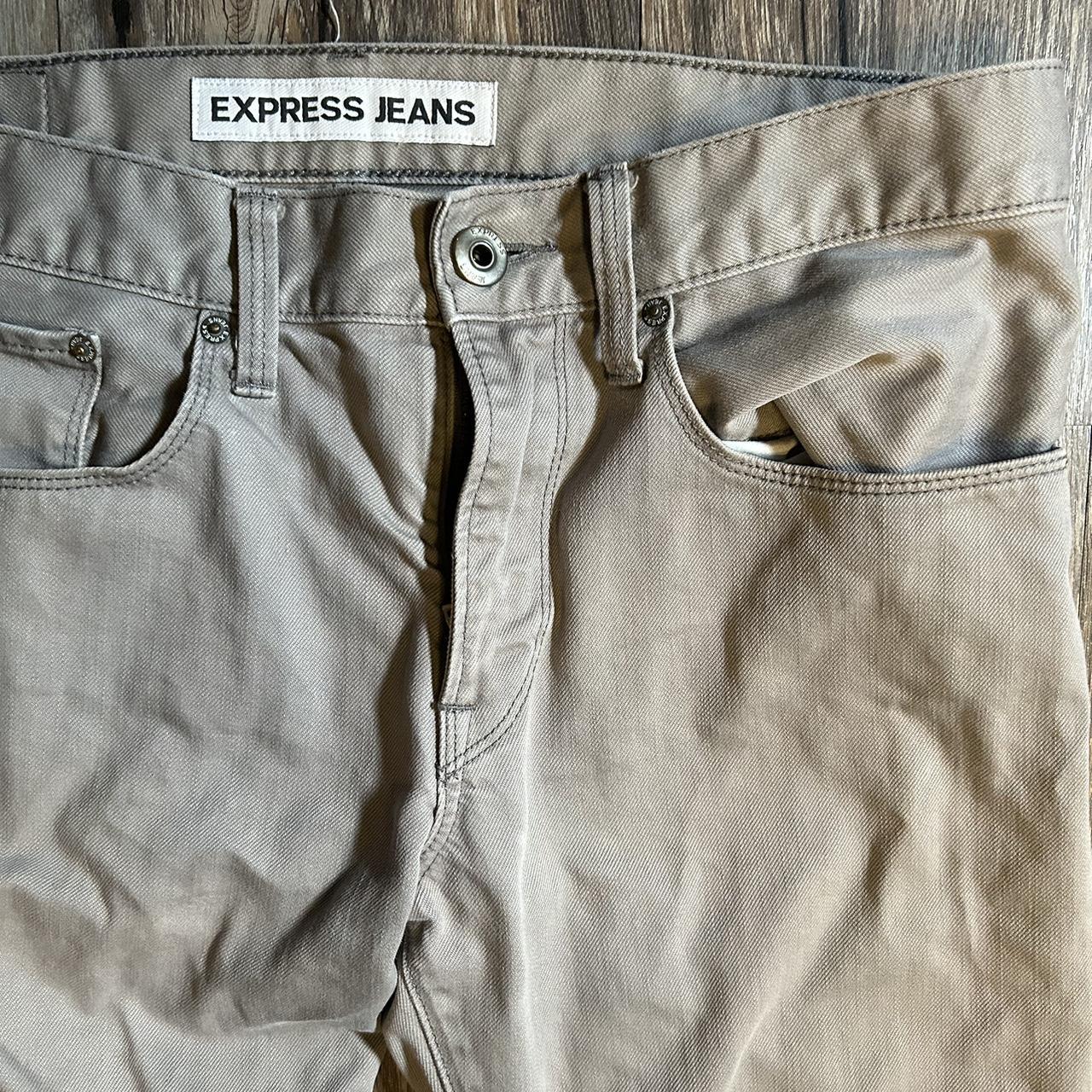Grey express Jeans 30x32 - Depop
