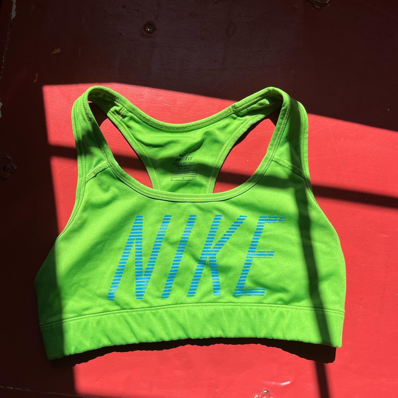 Green Nike sports bra #nike #sportsbra - Depop