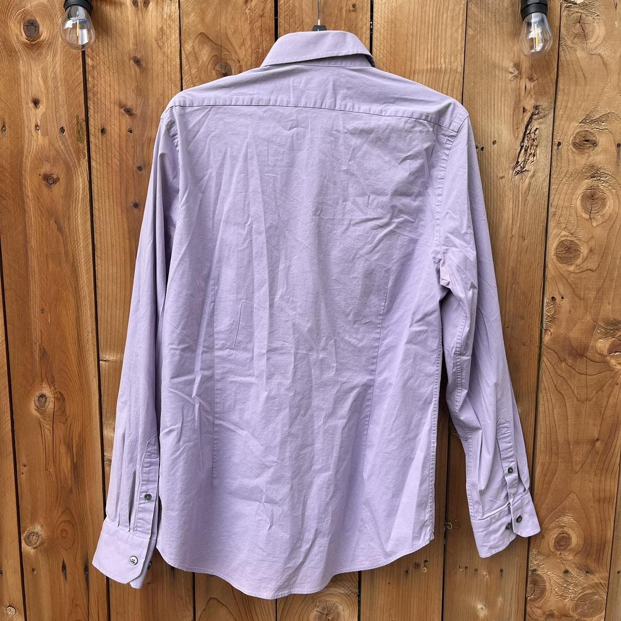 Express light purple button down dress shirt Size... - Depop