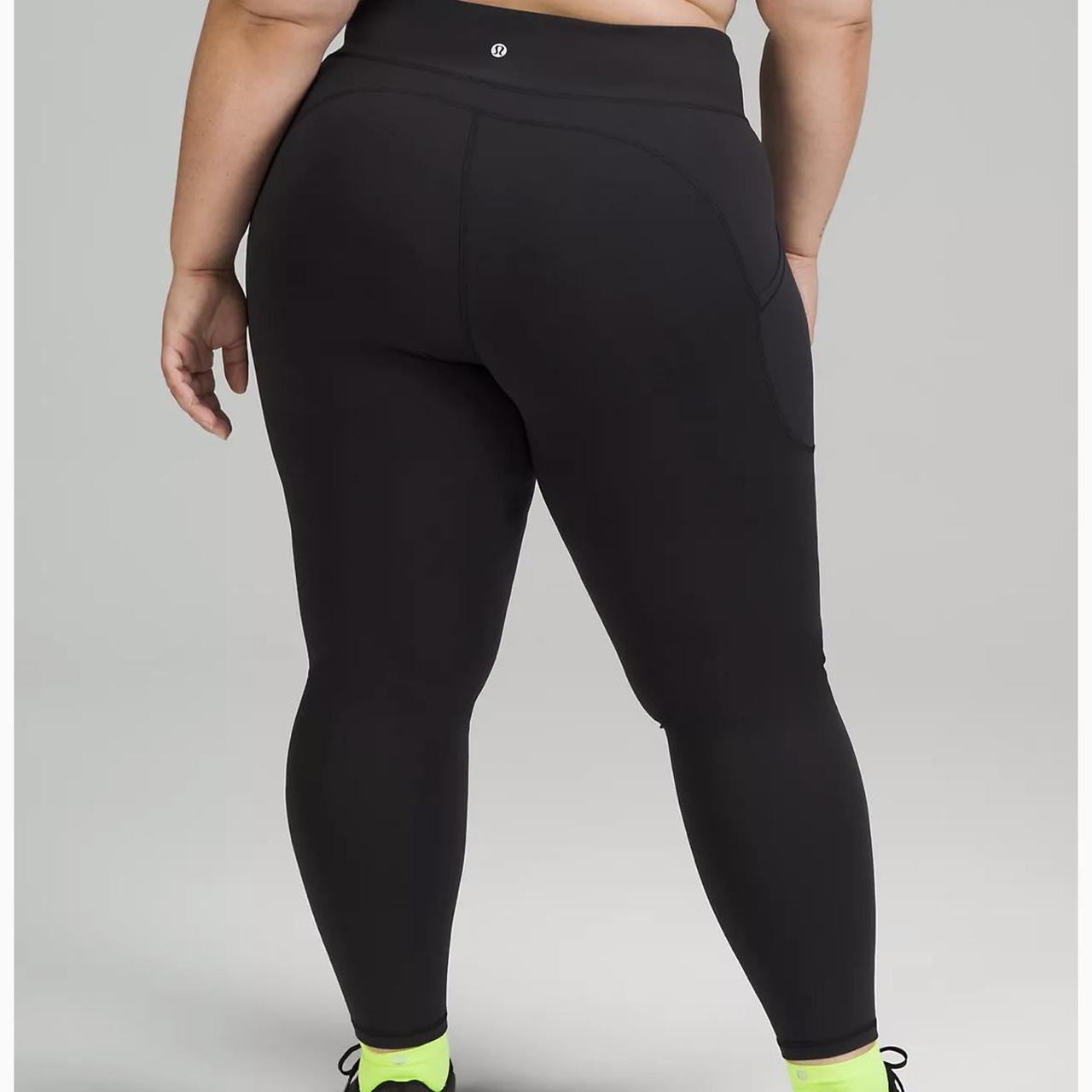 lulu leggings there’s a few strings here and there... - Depop