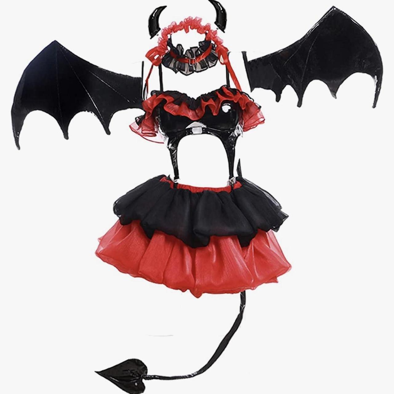 kurumi tokisaki devil outfit 🦇 size xs/s see size... - Depop