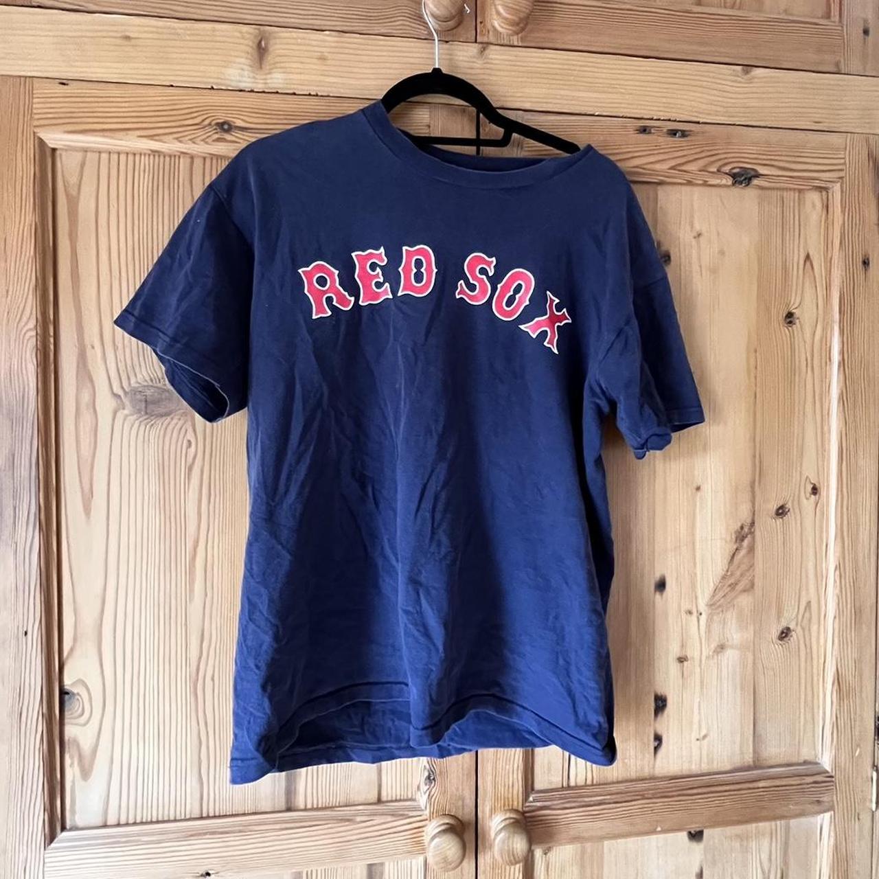 Navy Red Sox tee! Great colours, comfy fit Cool... - Depop