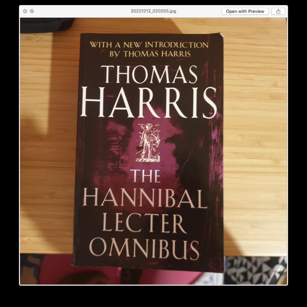 Thomas Harris - The Hannibal Lecter Omnibus - Depop