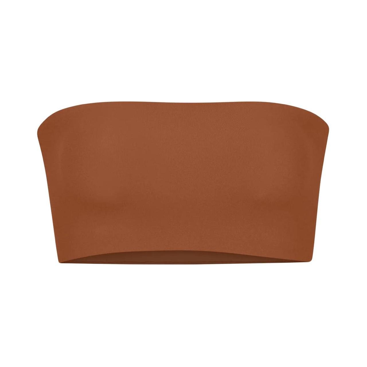 Skims fits everybody bandeau, copper, medium - Depop