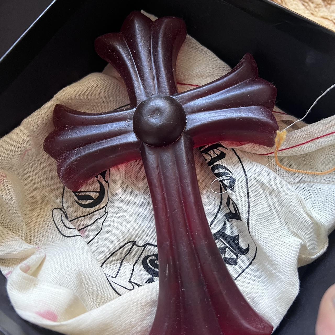 large blood red chrome hearts cross soap bar. 100... - Depop