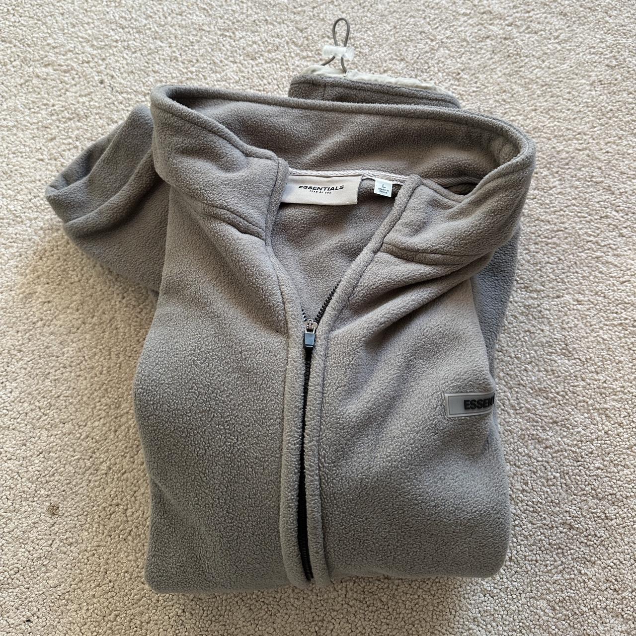 Essentials fleece half-zip pullover - Depop