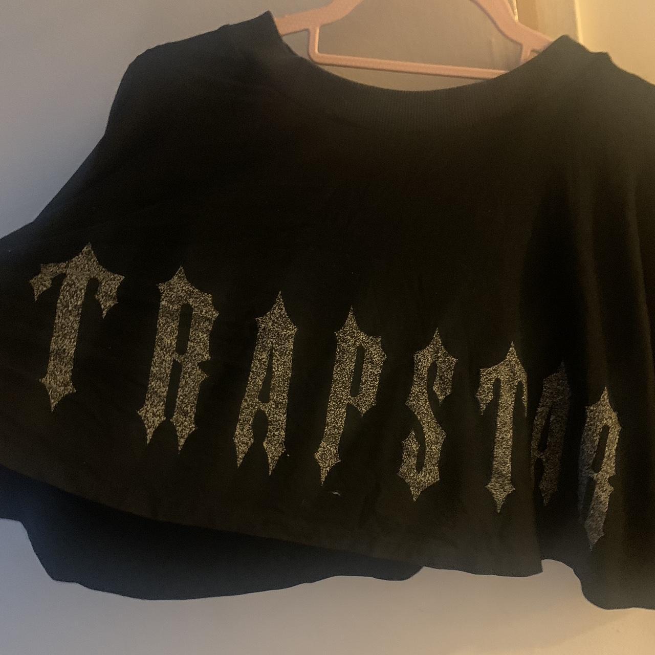 VINTAGE TRAPSTAR CROP TOP. WORN A FEW TIMES. REAL... - Depop