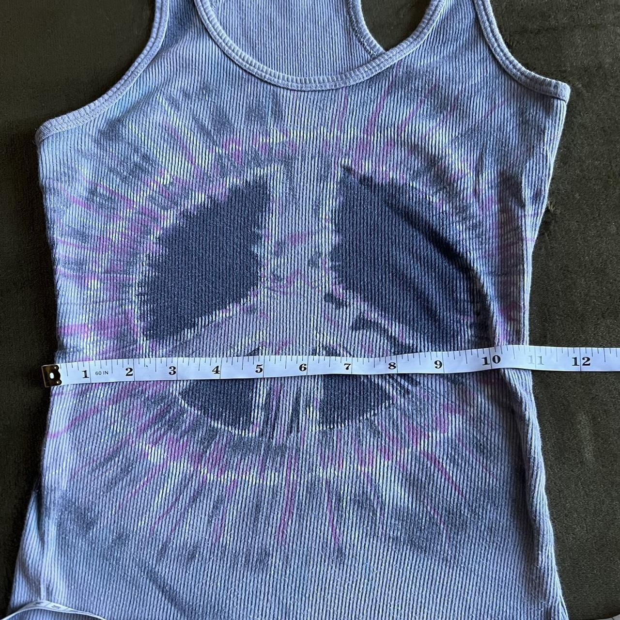 peace-sign tank top. Tie dye style. Y2K 2000s Cyber... - Depop