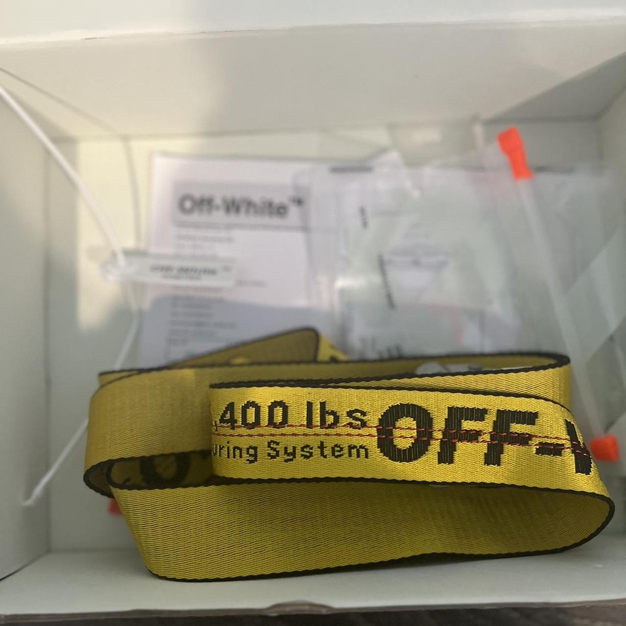 Off-White belt. Still have original packaging! Worn... - Depop