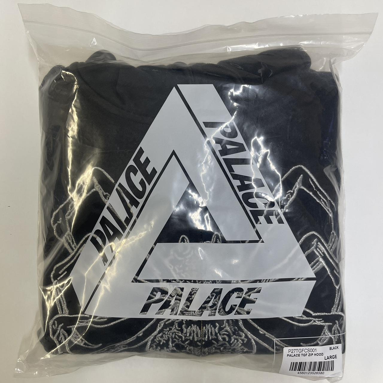 Palace TGF Zip Hood •Black •X-Large - Depop