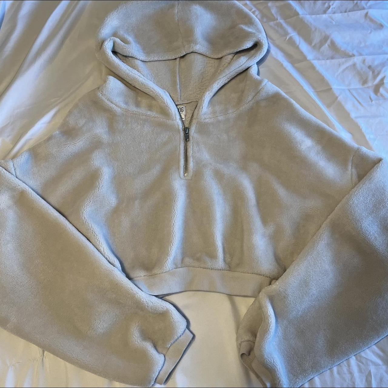 Super Soft Cropped Furry Sweater ! ️ Off-White... - Depop