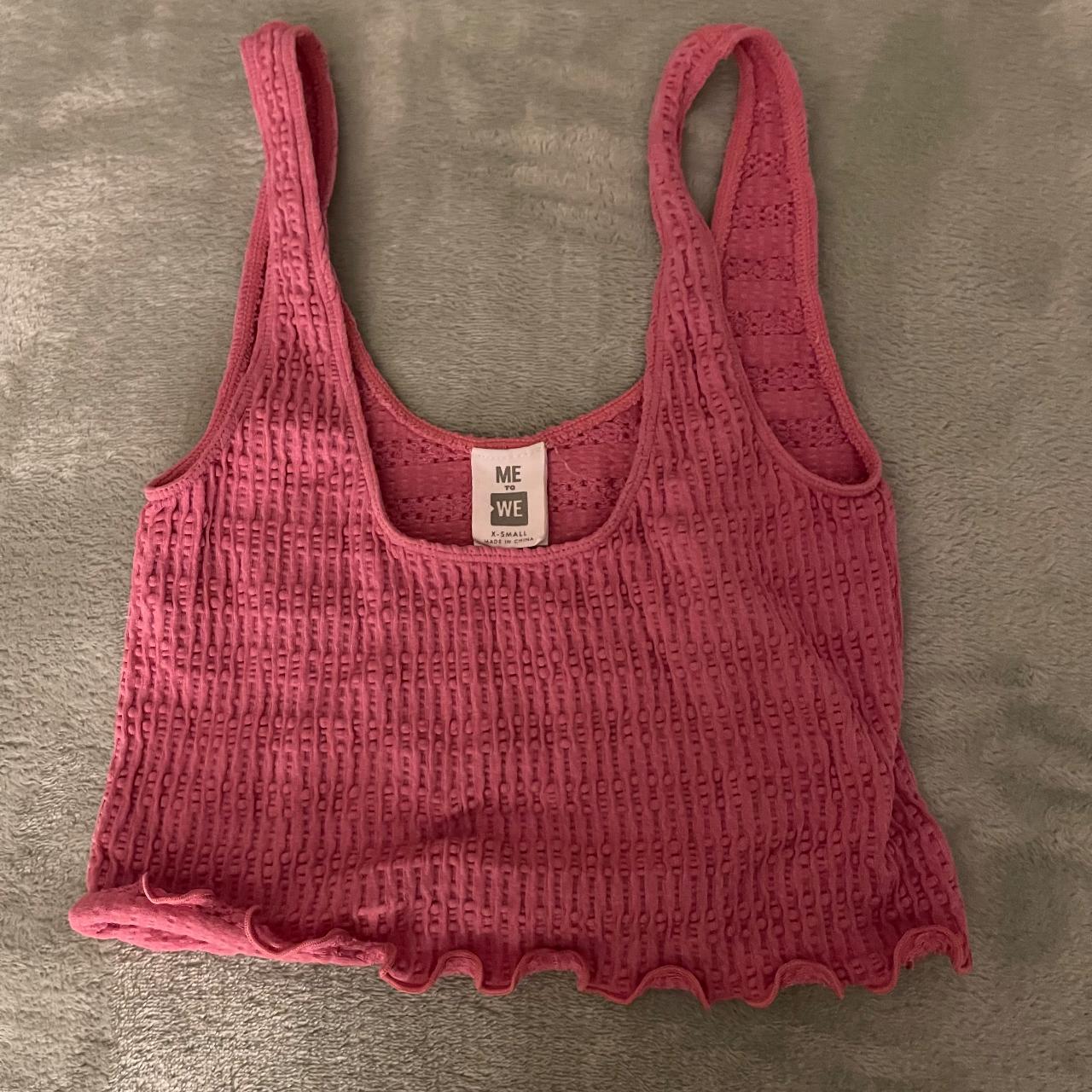 PacSun Women's Pink Vest | Depop