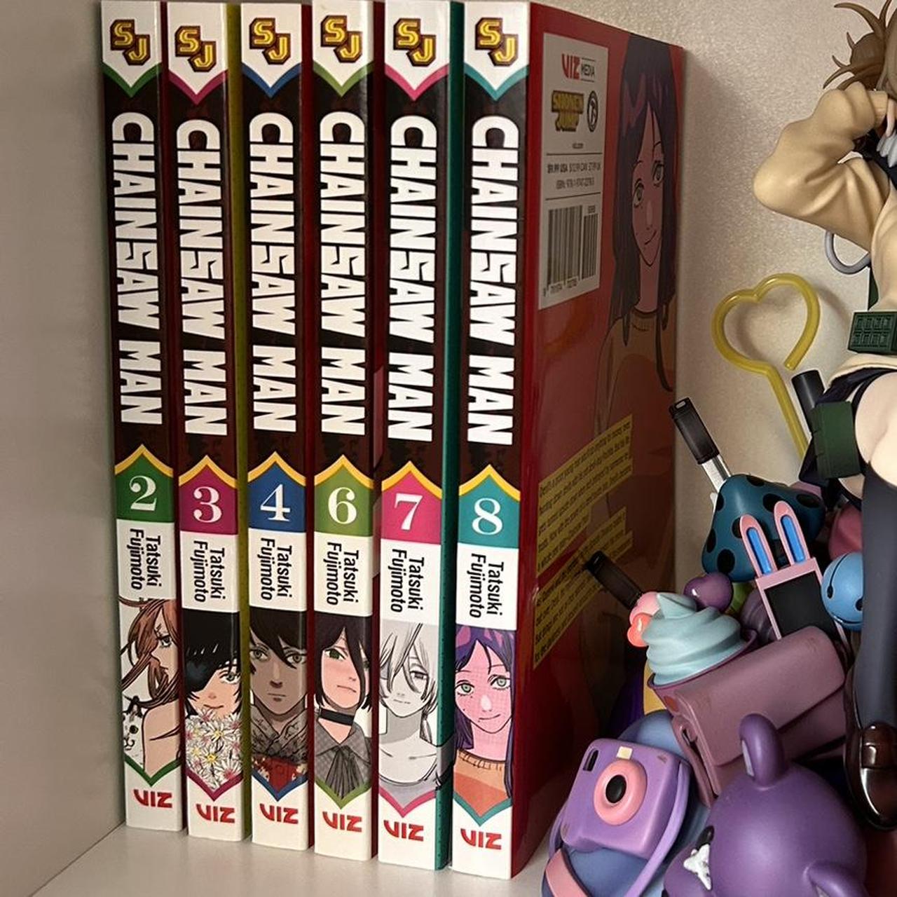 ☆彡 chainsawman manga volumes 2/3/4/6/7/8! in amazing... - Depop