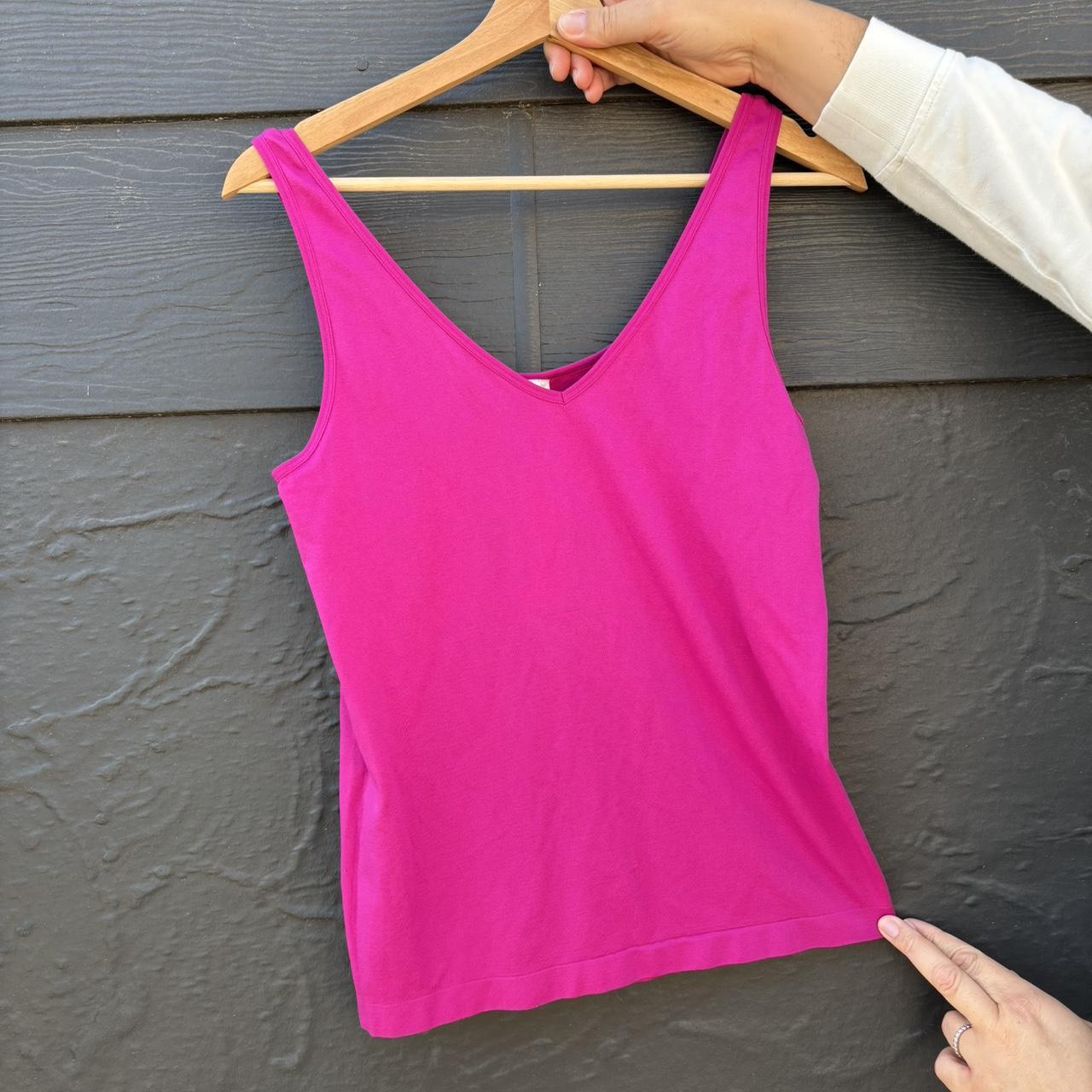 Basque bright pink singlet Size L Brand new with tags - Depop