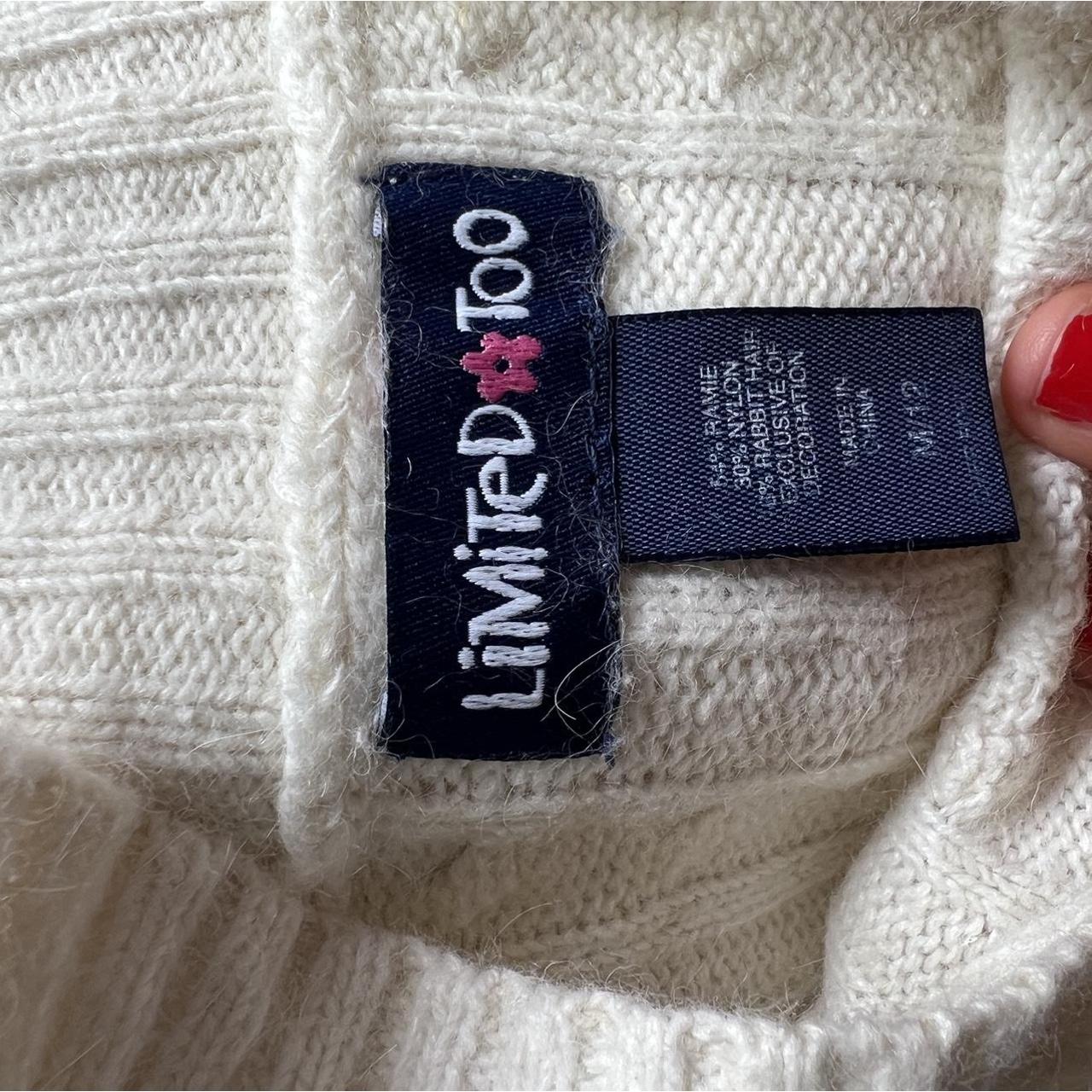 Limited Too Women's Cream Blouse | Depop