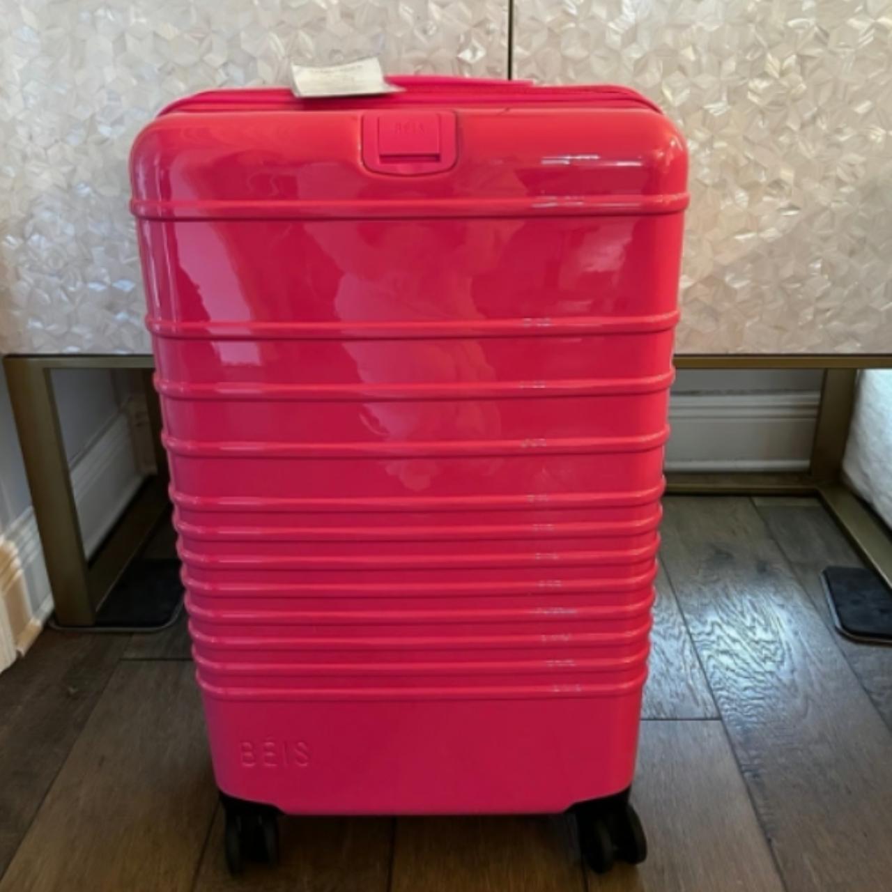 BEIS Barbie Checked Luggage 26” - Depop
