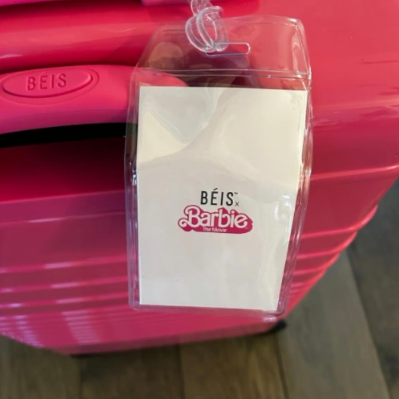 BEIS Barbie Checked Luggage 26” - Depop