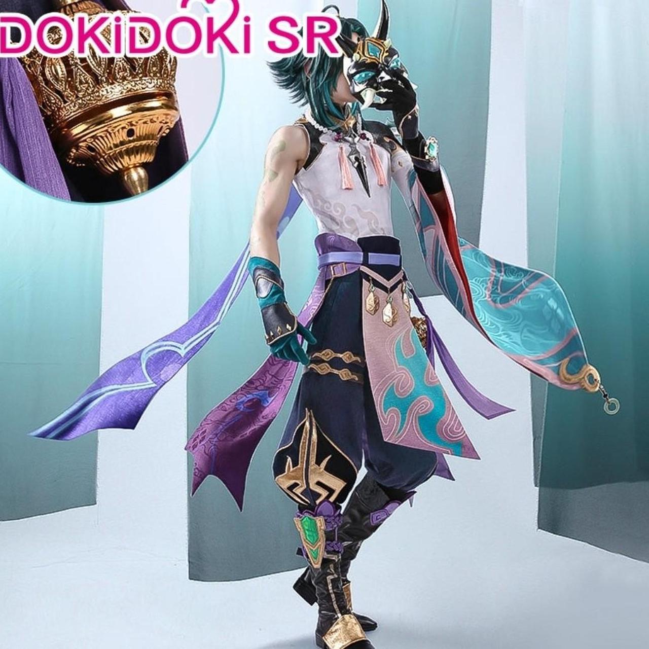 XIAO official DokiDoki SSR Genshin Impact cosplay... - Depop