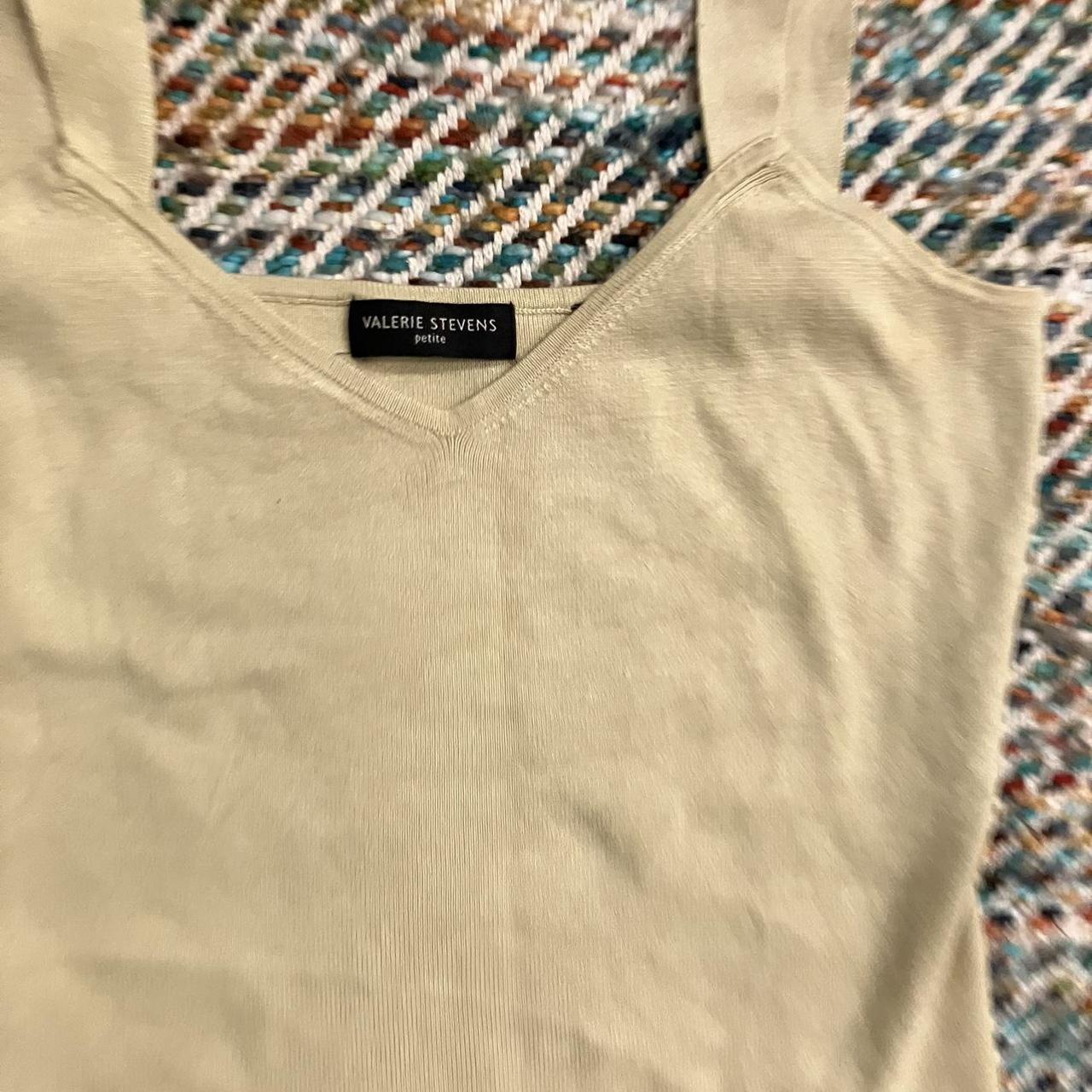 brand: valerie stevens y2k ribbed coquette tank... - Depop