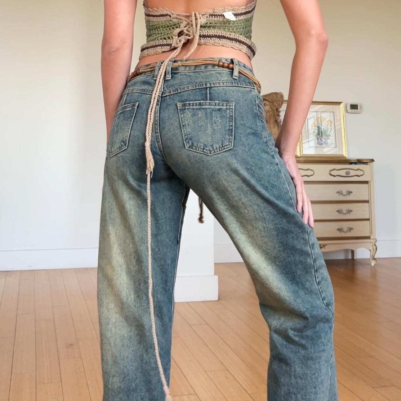 The vibes are HERE with this vintage y2k suede rope... - Depop