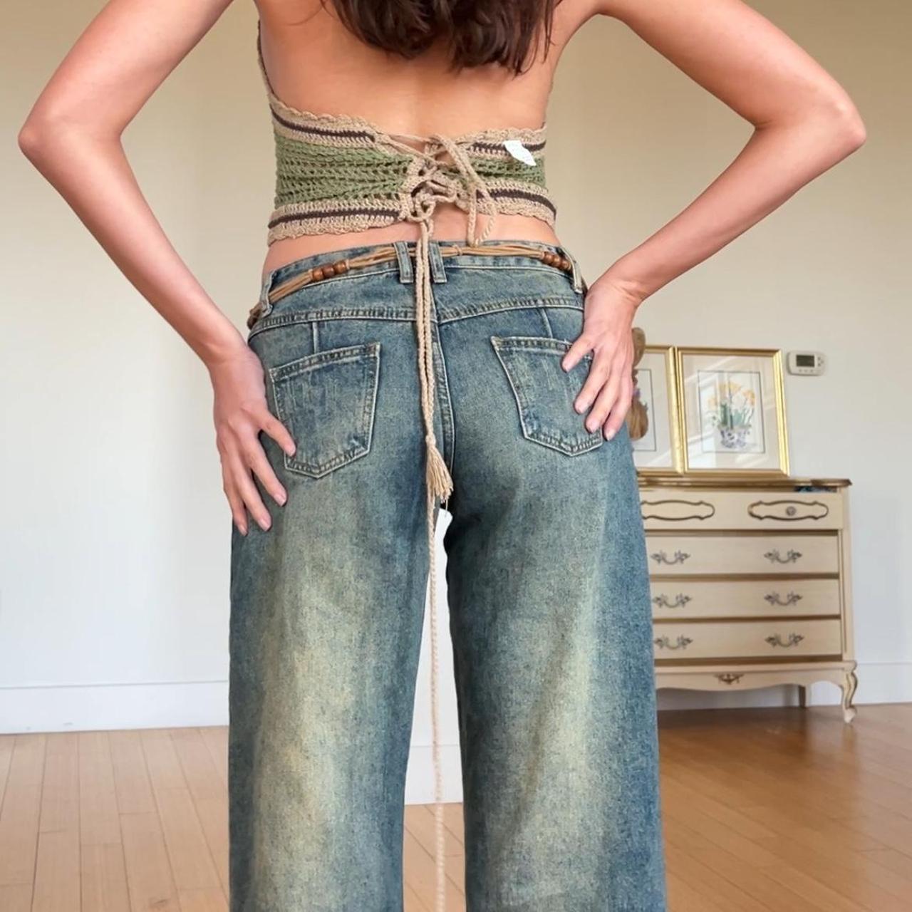 The vibes are HERE with this vintage y2k suede rope... - Depop