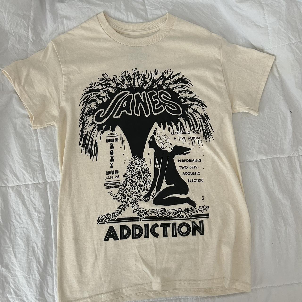 Jane’s Addiction Graphic Tee Size medium, hardly... - Depop
