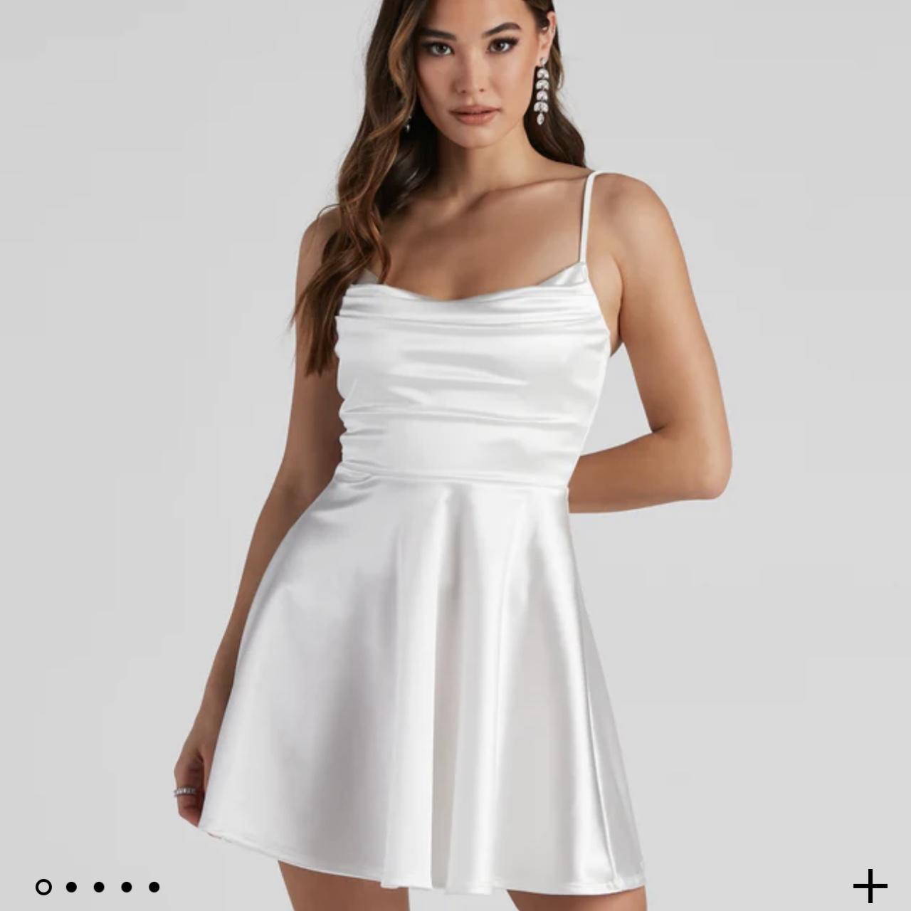 Windsor Women's White Dress | Depop