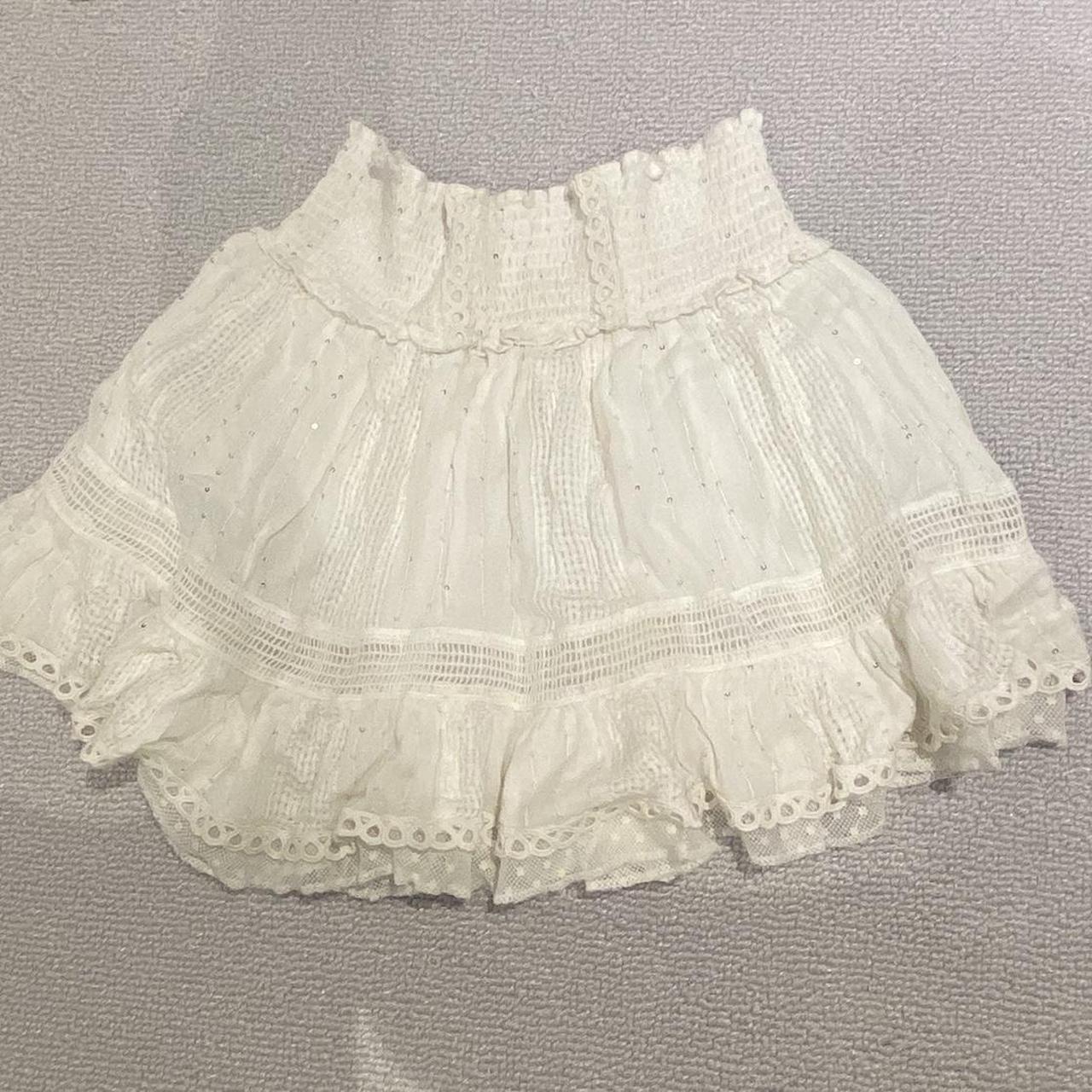 Surf gypsy mini skirt. Loveshackfancy vibes. Tiny... - Depop