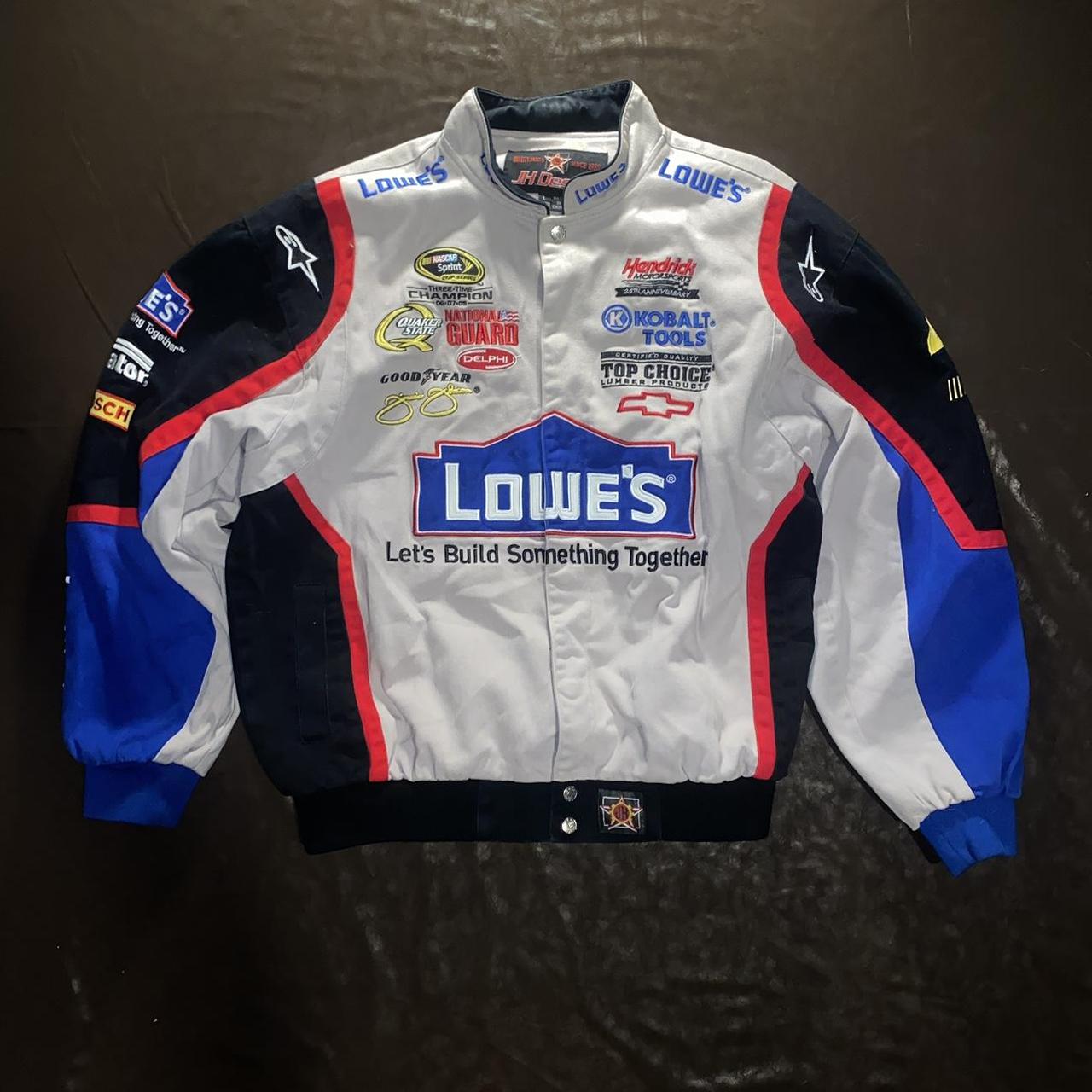 Jimmie Johnson nascar jacket Great condition Size L - Depop