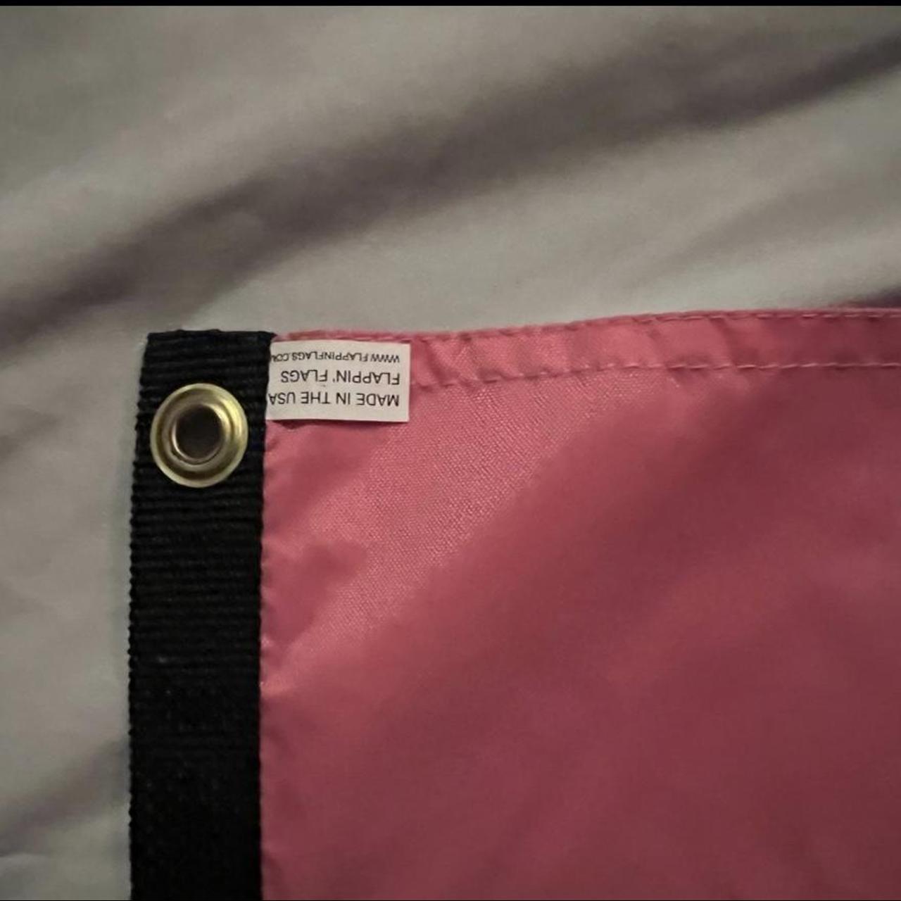 Y2k scene pink pirate flag Perfect condition never... - Depop