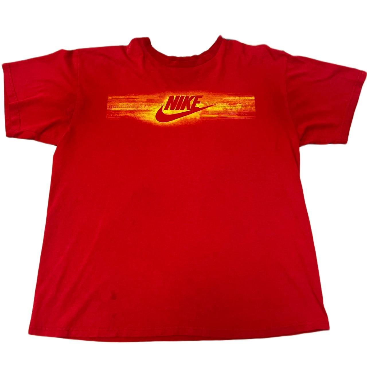 VINTAGE NIKE TSHIRT SMALL STAINING ON BOTTOM LEFT... - Depop