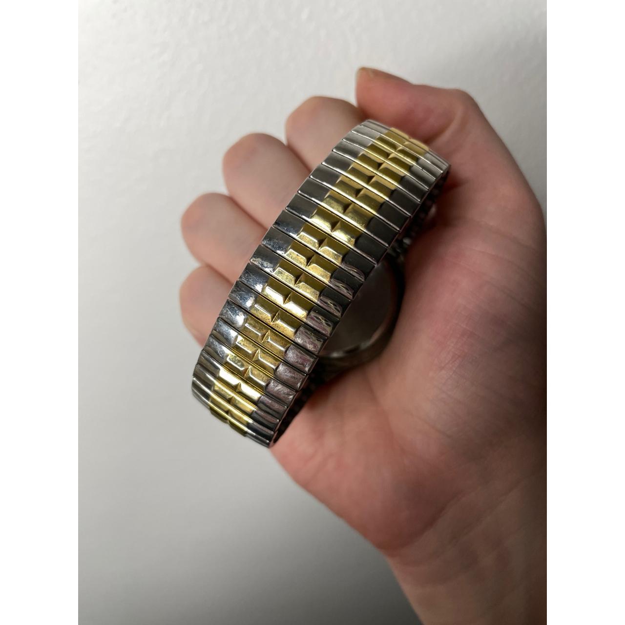 Large water resistant metal watch from Milan. Gold... - Depop