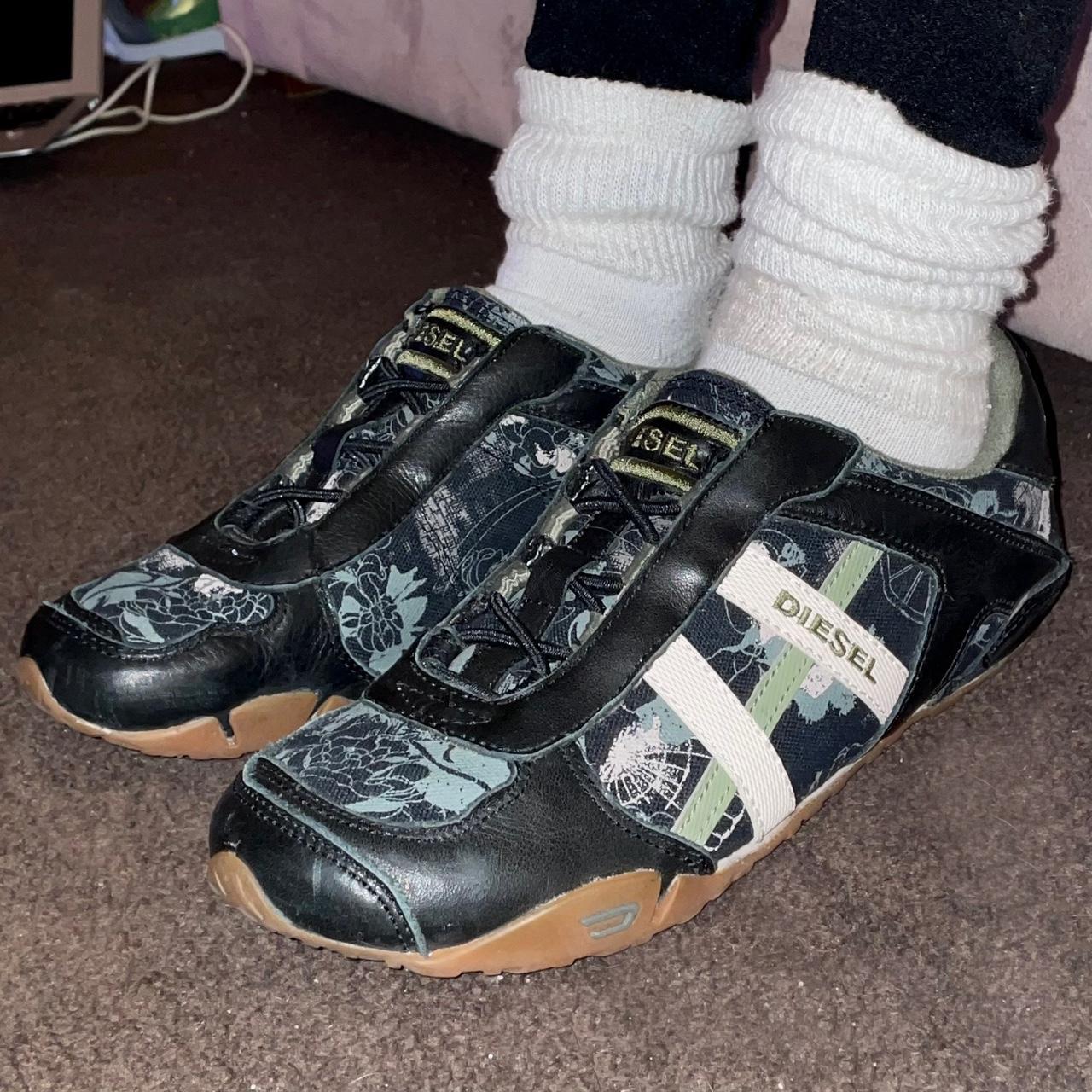 vintage diesel sport sneakers ‧₊˚ ⋅* ‧₊size US 8... - Depop