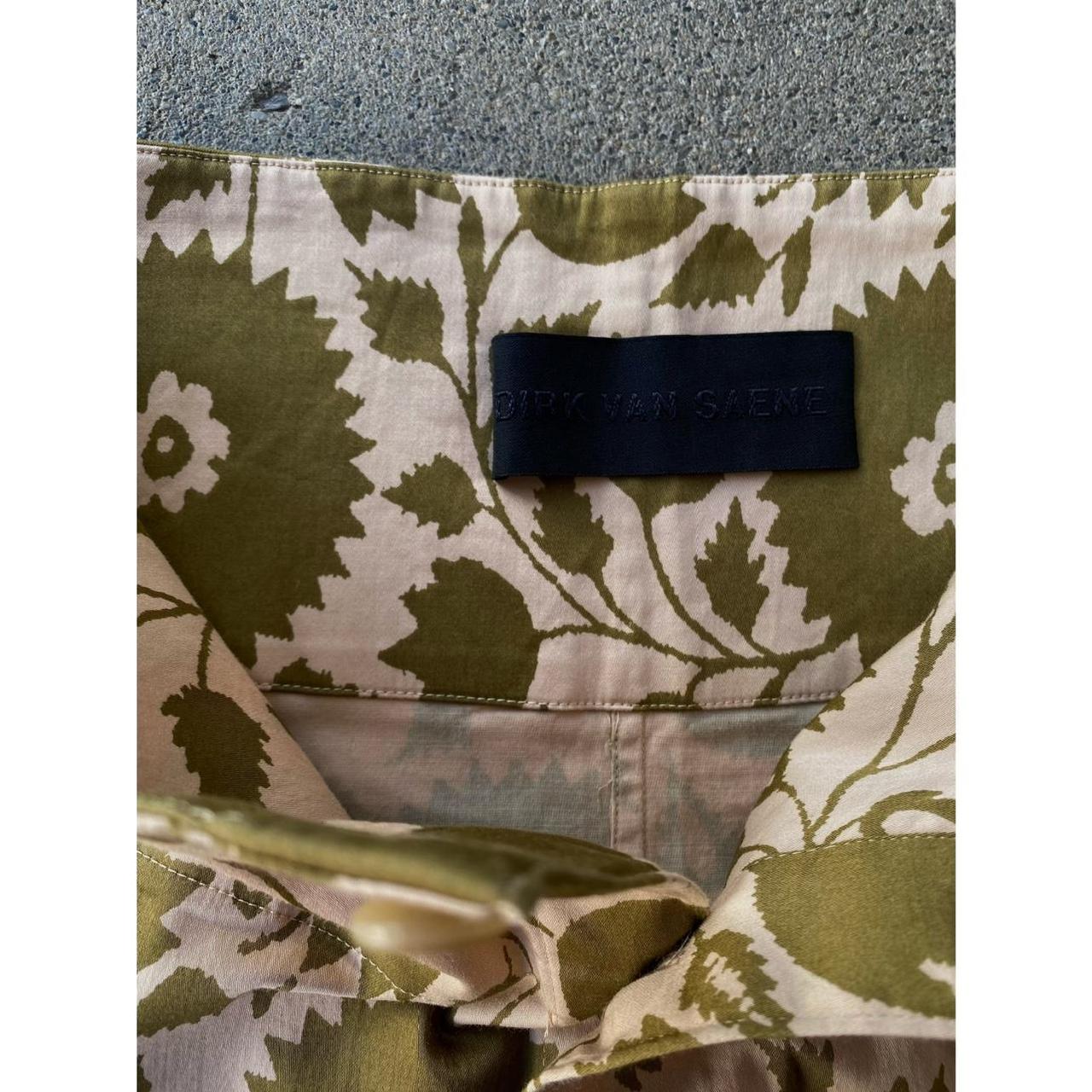 1990's old rare dirk van saene Belgium cotton long... | Depop