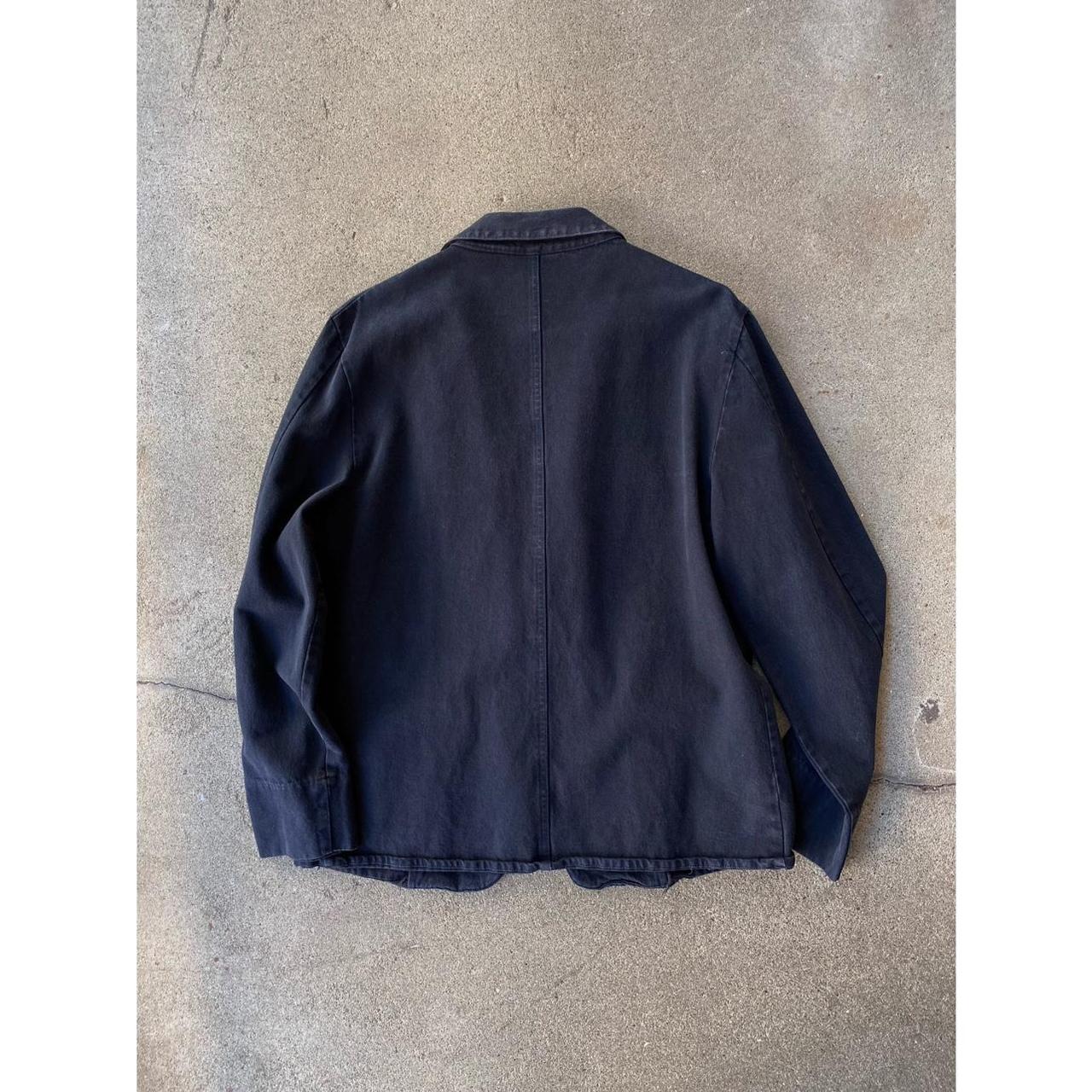 1980's old pacific express 1B cotton jacket dark... - Depop