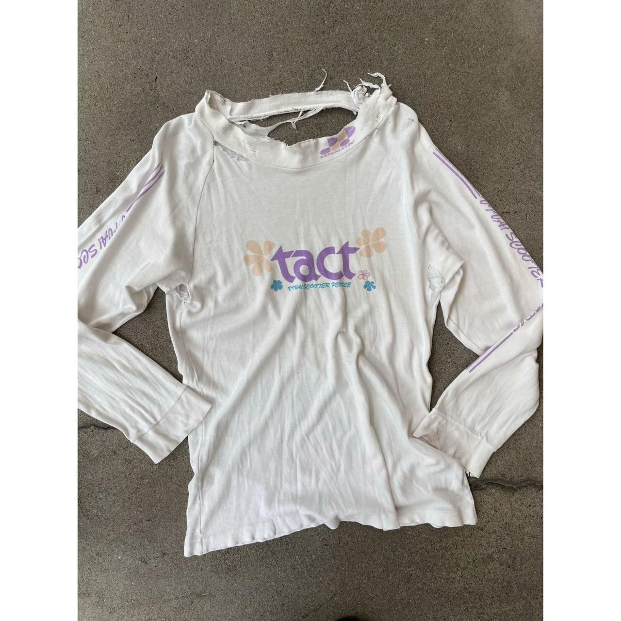 old HONDA tact ragged long sleeve t-shirts | Depop
