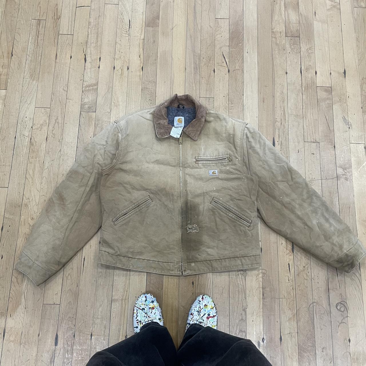 Carhartt j01 detroit jacket Condition shown Size... - Depop