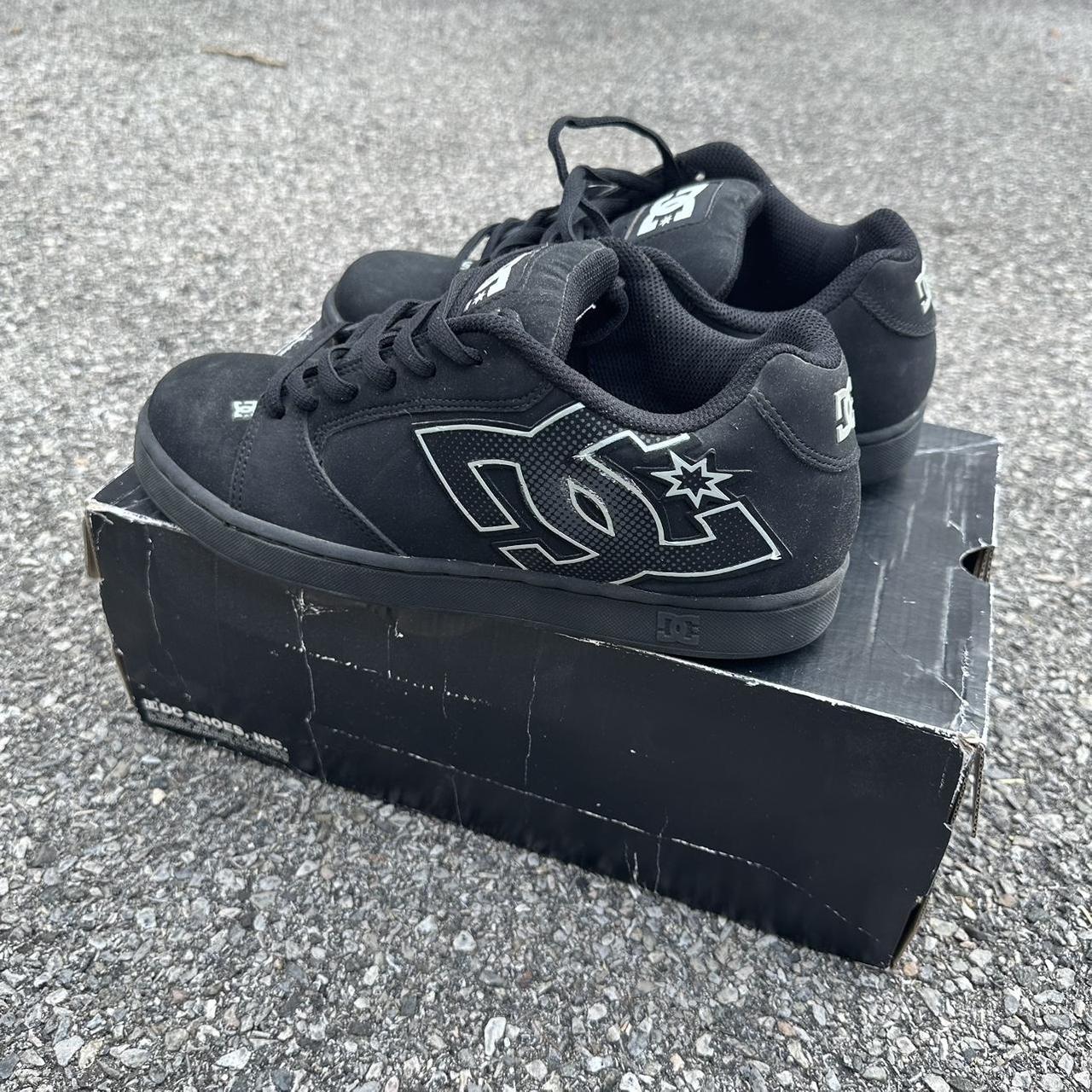 2013 DC Raif black fat tongue sneakers size mens... - Depop