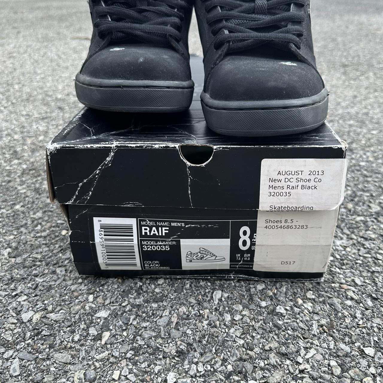 2013 DC Raif black fat tongue sneakers size mens... - Depop