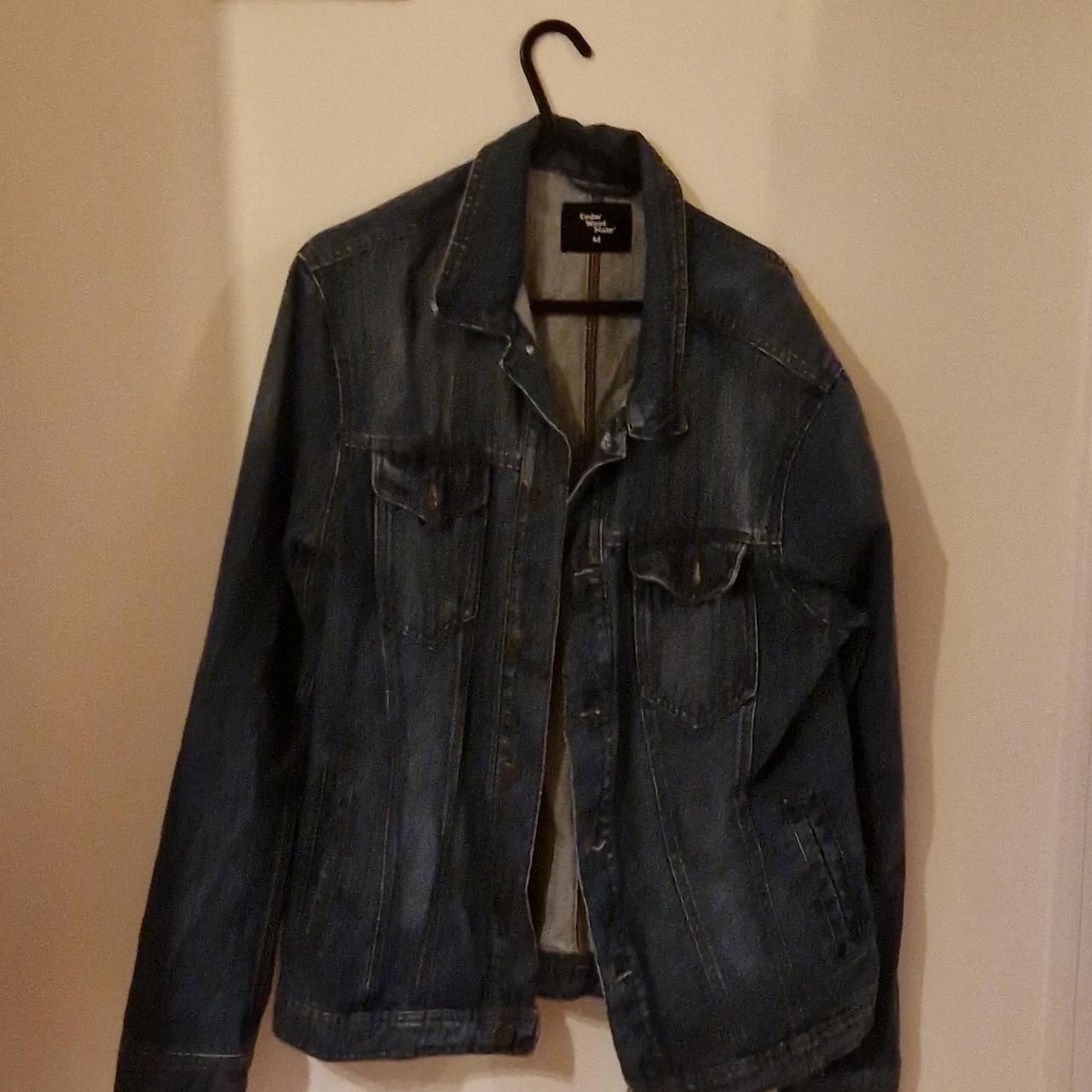 Cedar Wood State. Medium. Denim jacket oversized. - Depop