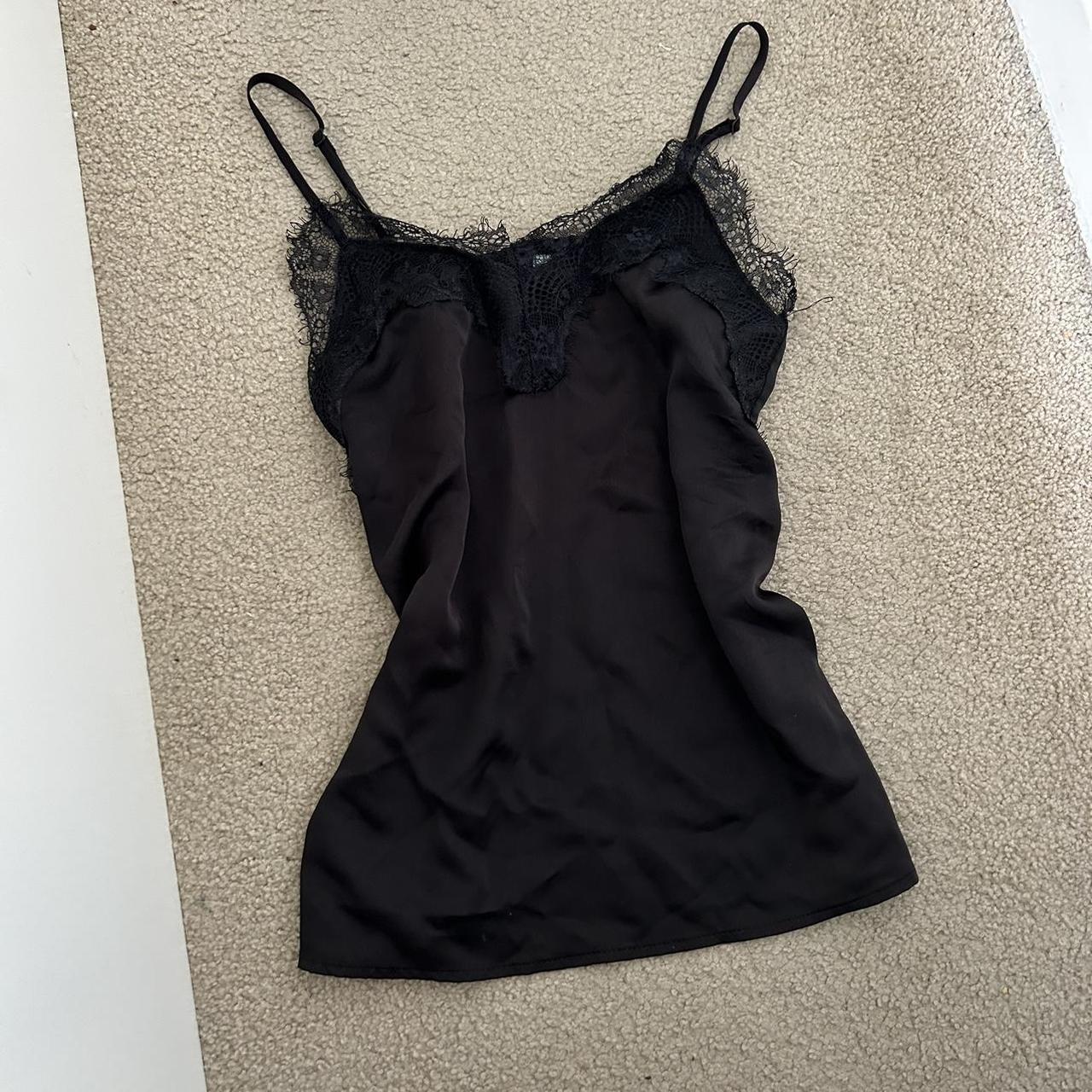 black lace singlet brand new size 6 $10 - Depop