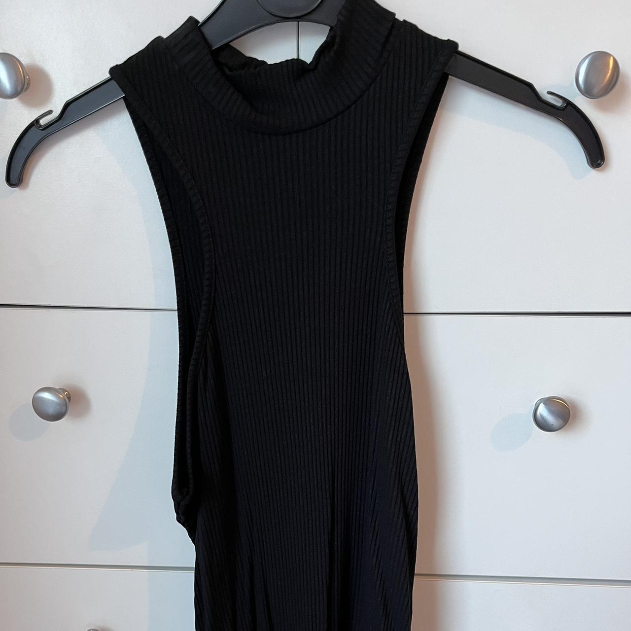 Asos basics black high neck bodysuit Size 12, New... - Depop