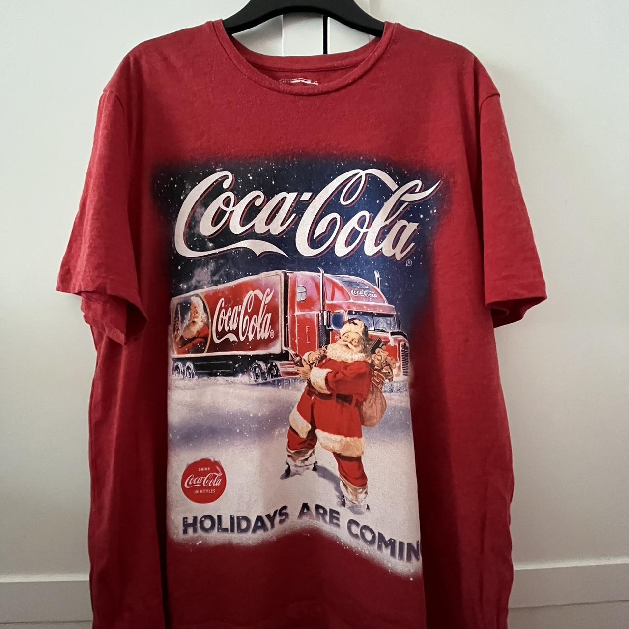 Mens Coca Cola Christmas t shirt Size XXL Good... - Depop