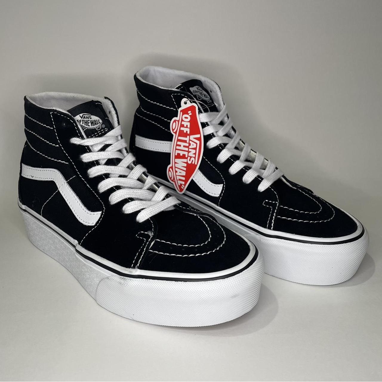 VANS Sk8-Hi Tapared Stackform Black - Women's Size... - Depop