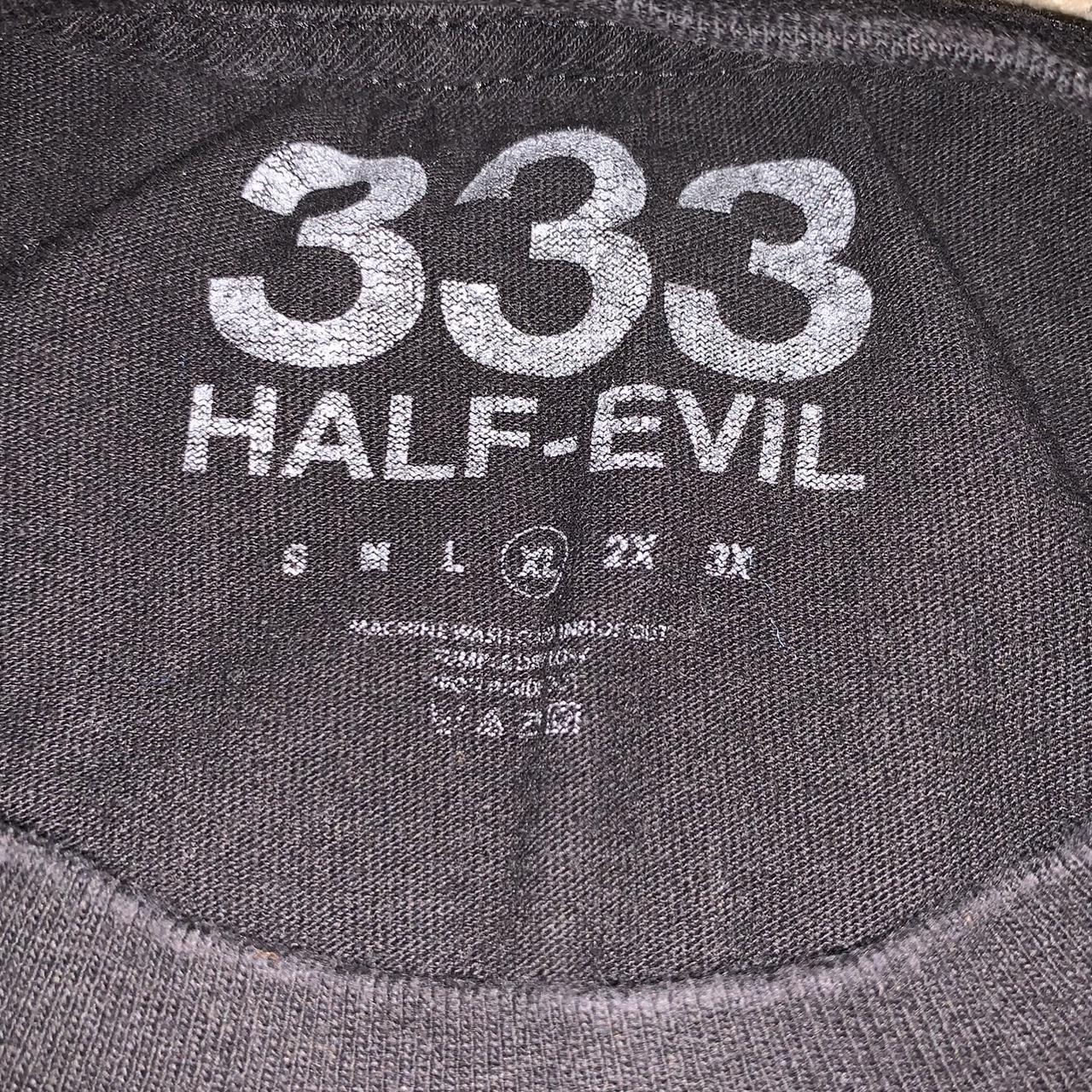 Half Evil 333 Half evil motel Elvira tee!!! A great... - Depop